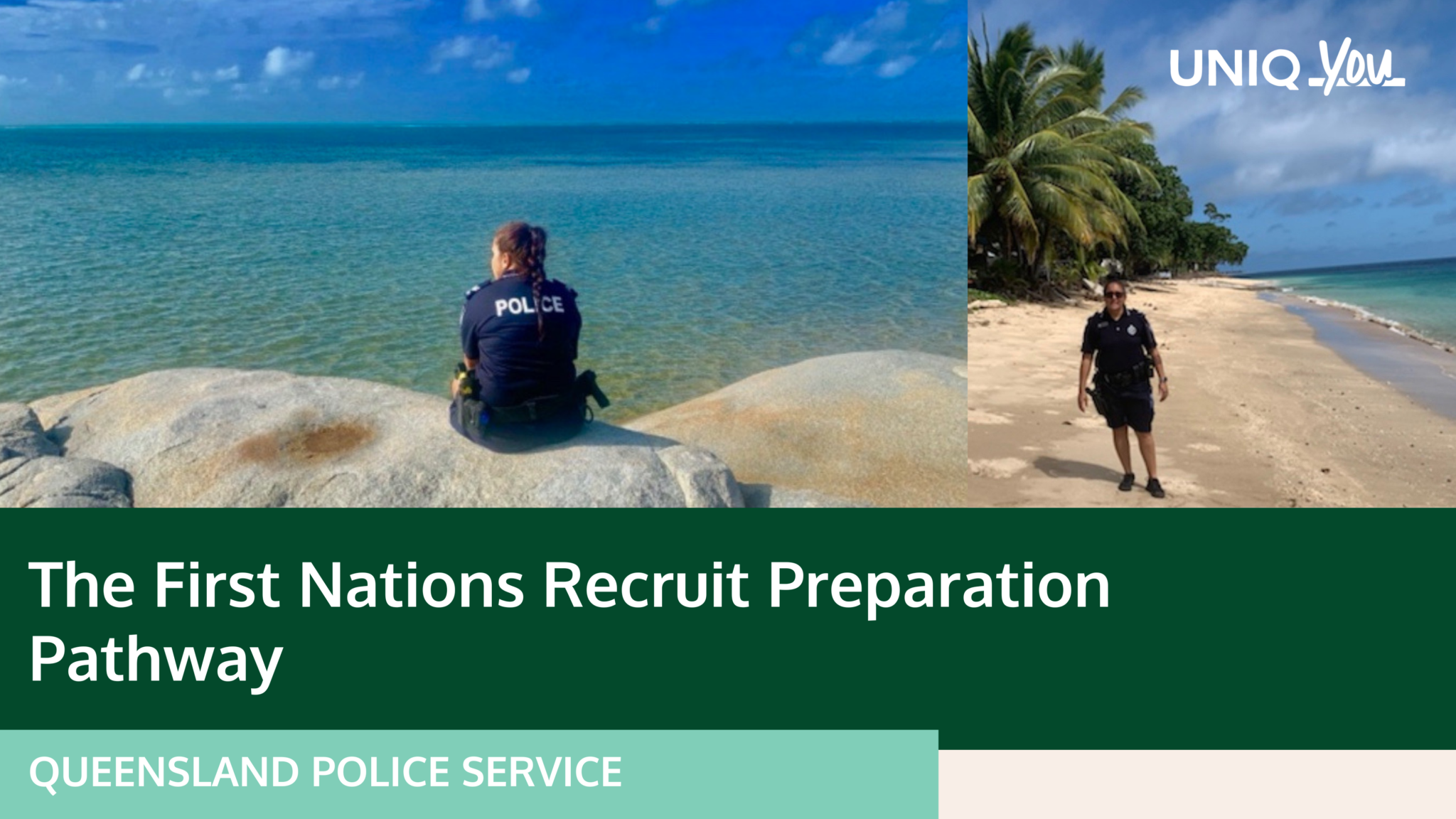 First Nations entry pathways into the Queensland Police, featuring ...
